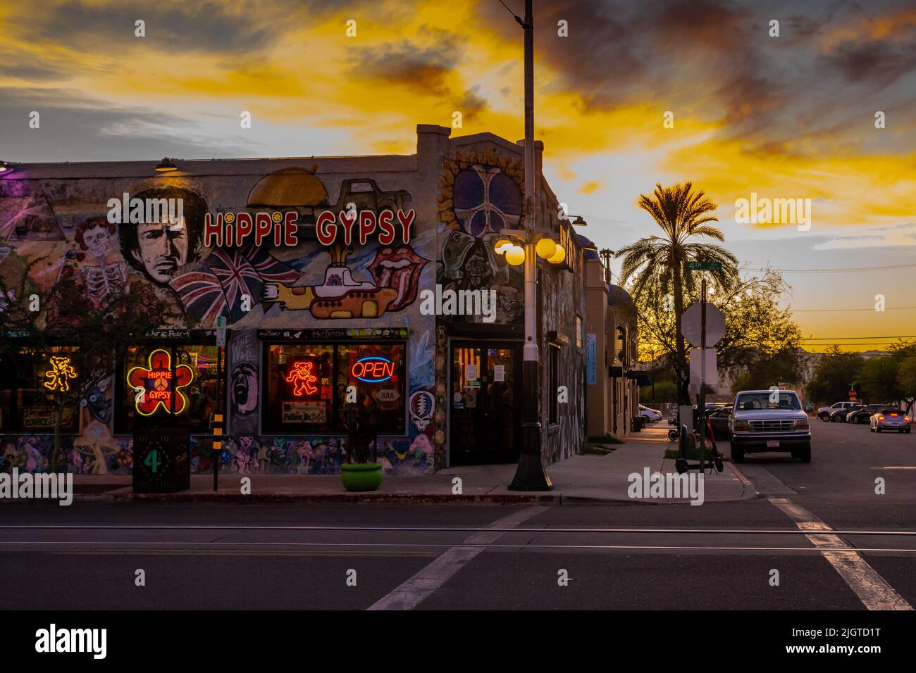 Tucson, AZ, USA - Oct 16, 2021: The Hippie Gypsy Bar Stock Photo - Alamy