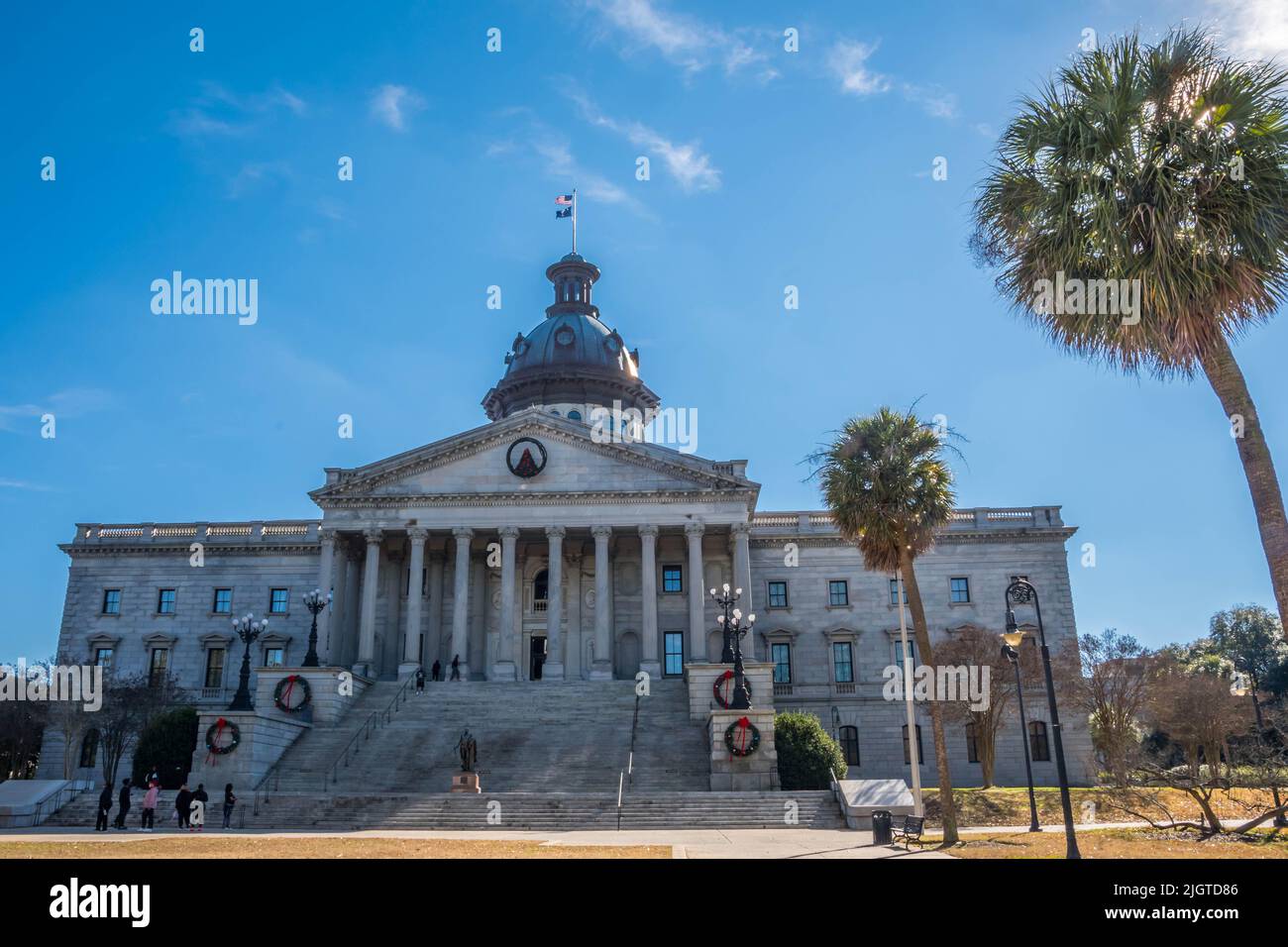Columbia, SC, USA - Jan 3, 2021: The Columbia State Capitol Stock Photo ...