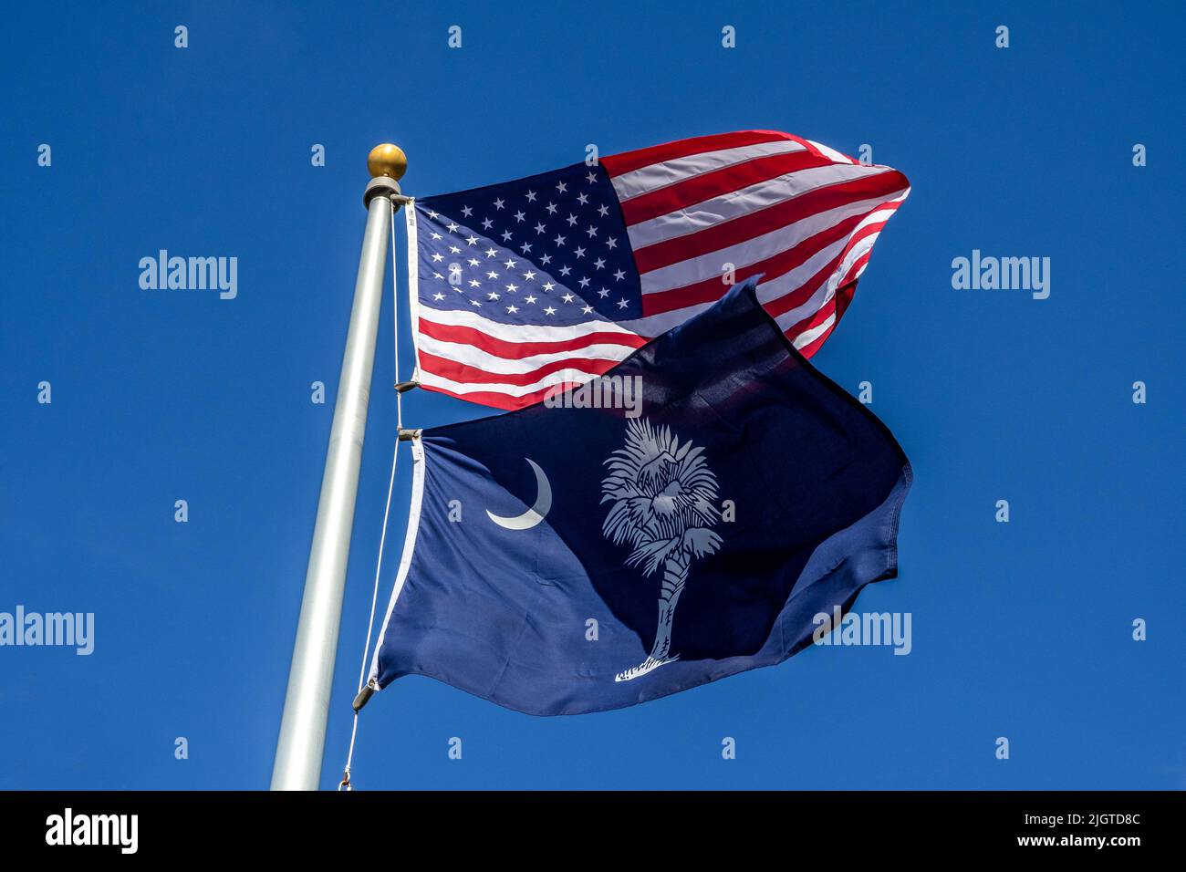 Columbia, SC, USA - Jan 3, 2021: The Columbia State Capitol Stock Photo ...