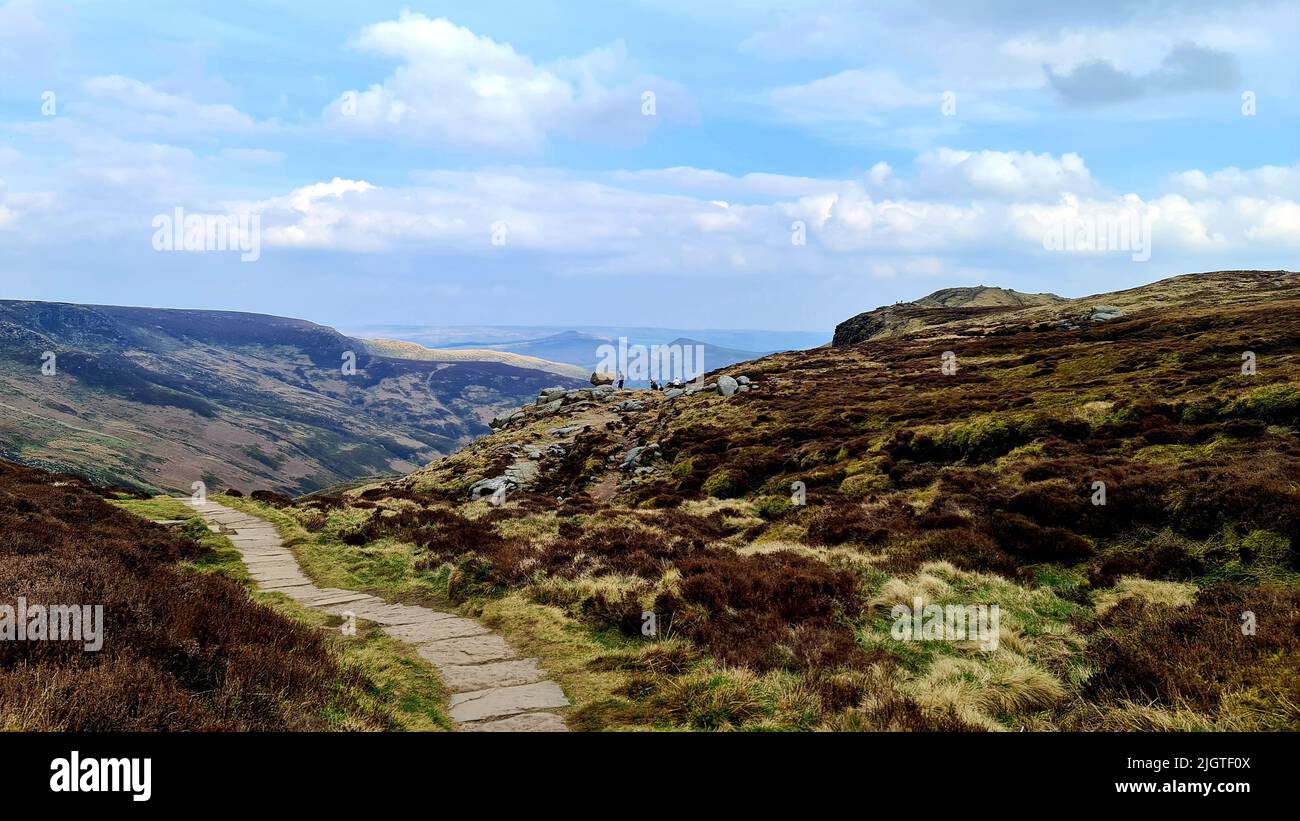 Landscape photography of Hope Valley located in national park Peak District - England Stock ...