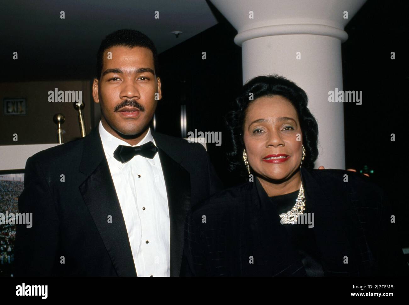 Dexter King and Coretta Scott King at the AFI Tribute to David Wolper ...