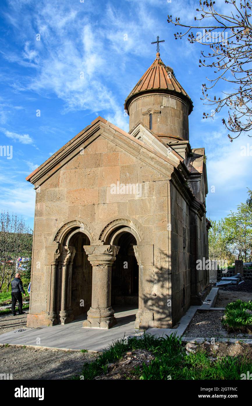 St.Harutyun Monastery(Holy Resurrection), standing on a forest glade ...