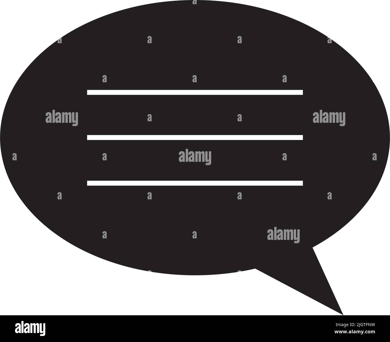 message icon logo vector design Stock Vector Image & Art - Alamy