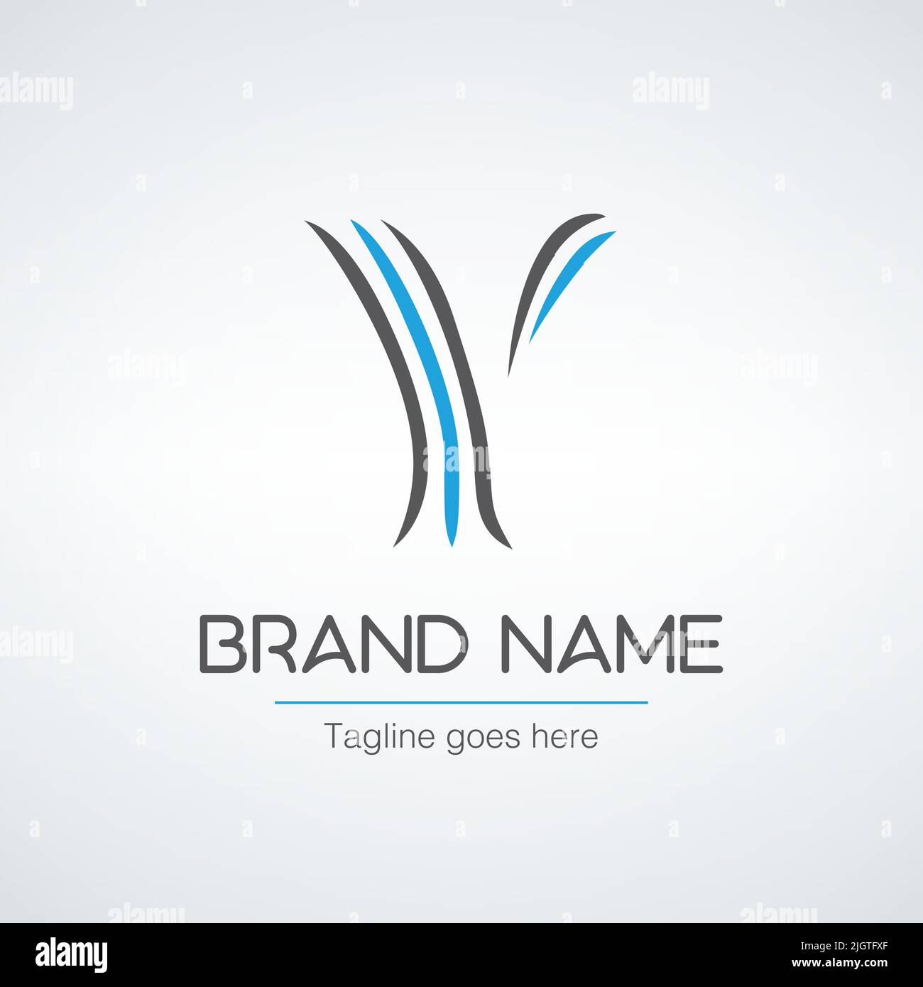 Alphabet letter Y Initial logo design in a simple elegant font, Unique ...