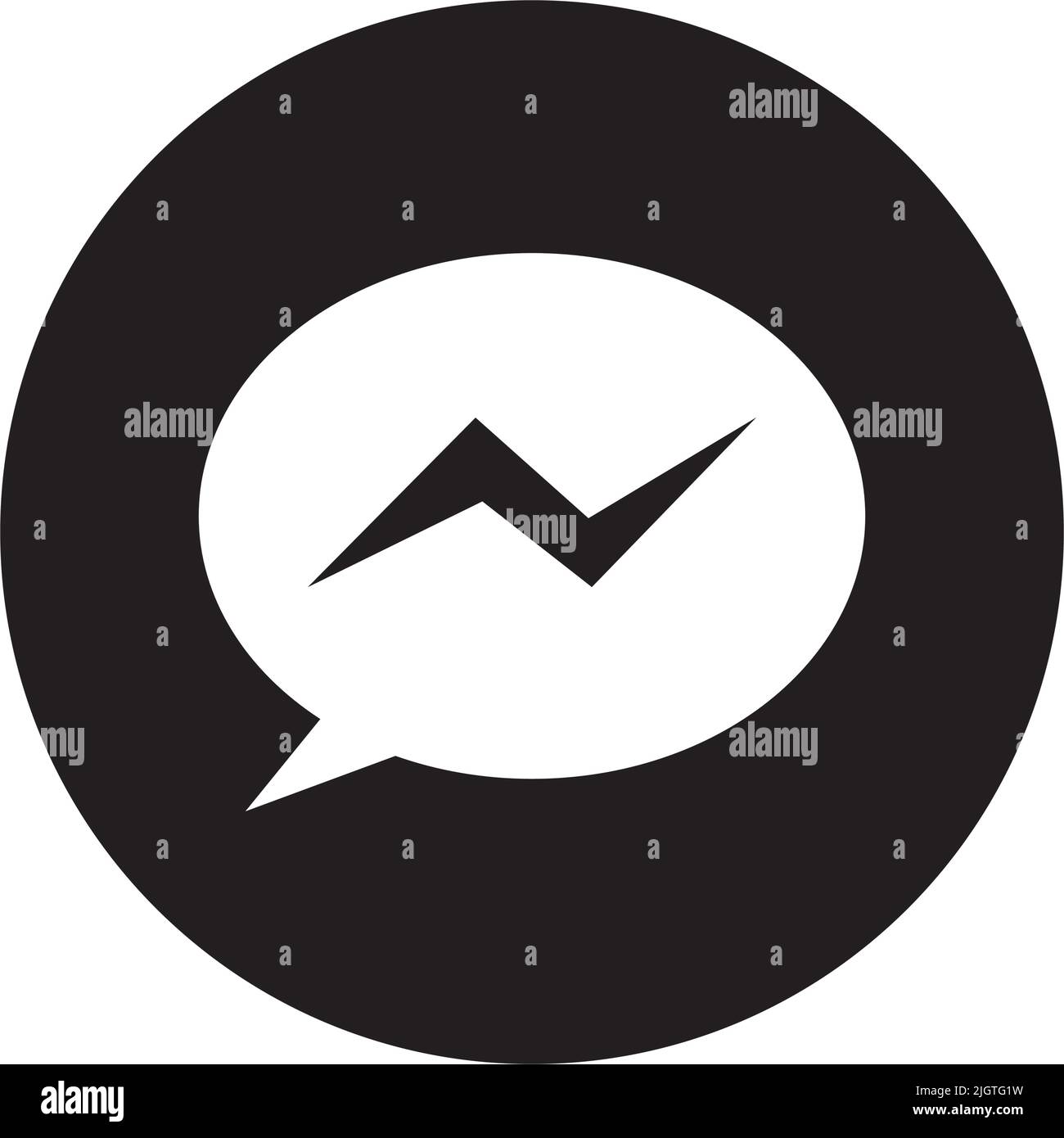 message icon logo vector design Stock Vector Image & Art - Alamy