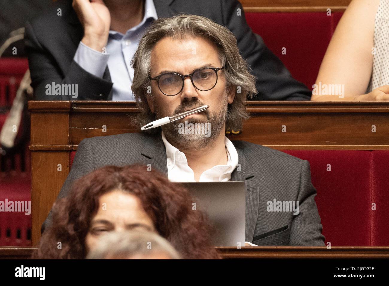Deputy, Aymeric Caron attends a session of Questions to the Government ...