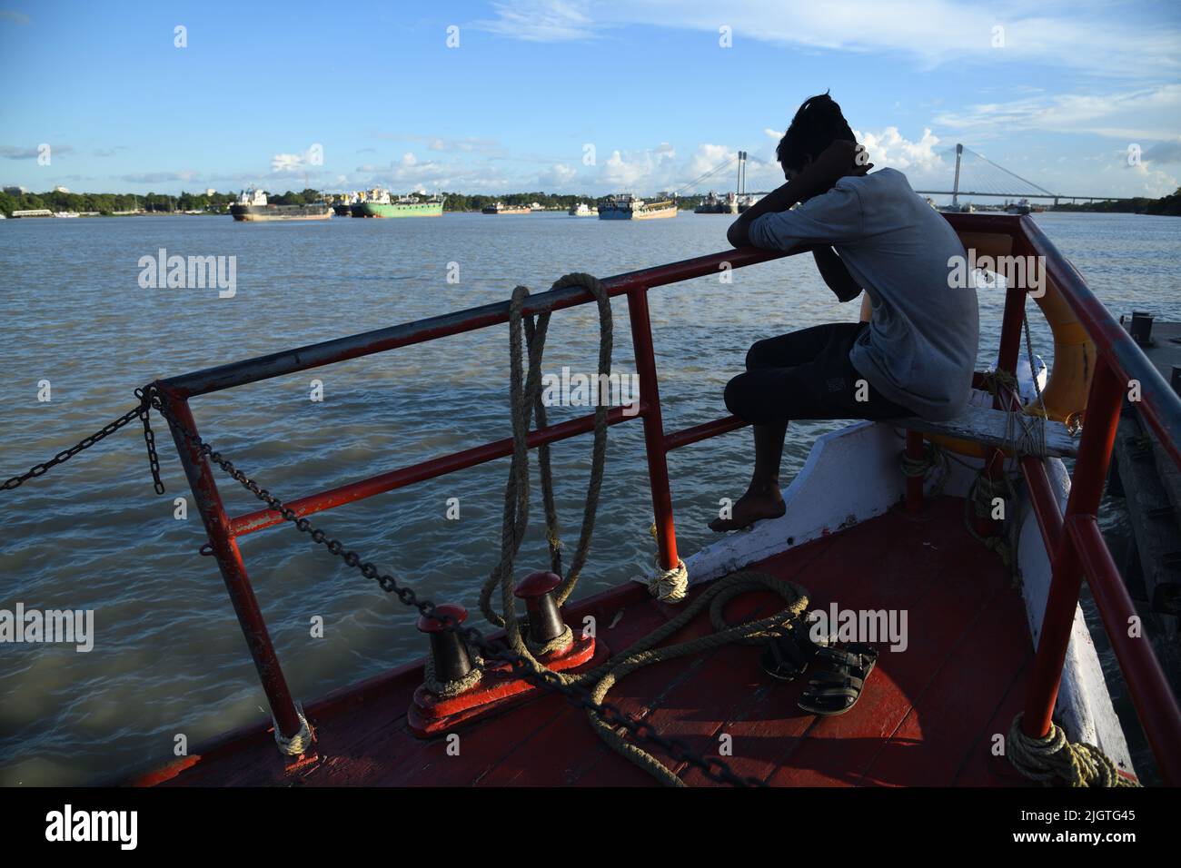 Ramkrishnapur ghat hi-res stock photography and images - Alamy