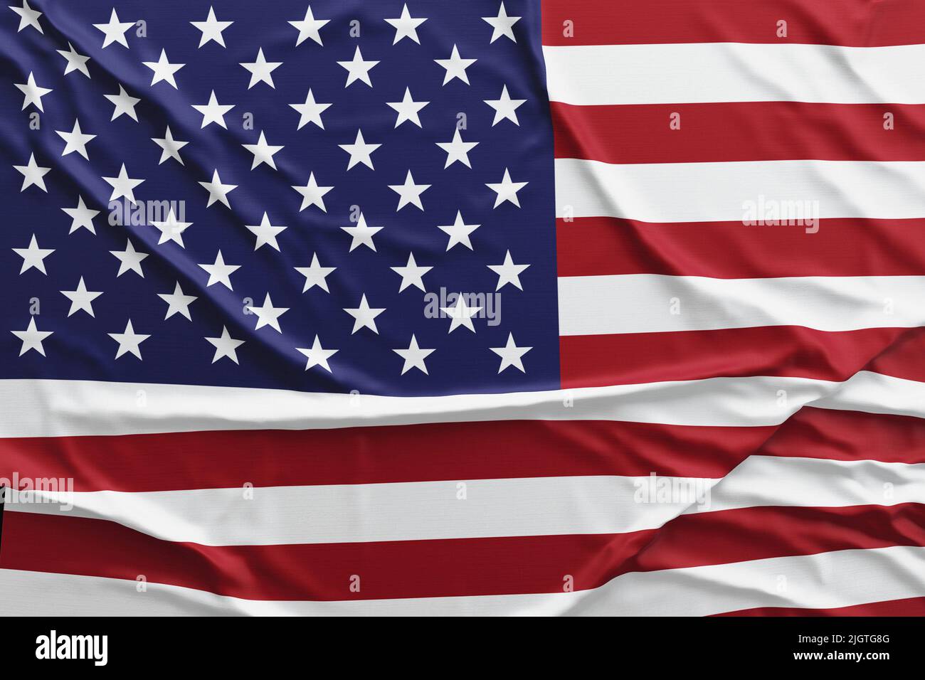 US Flag. American flag rippled on black background. Flag of america ...