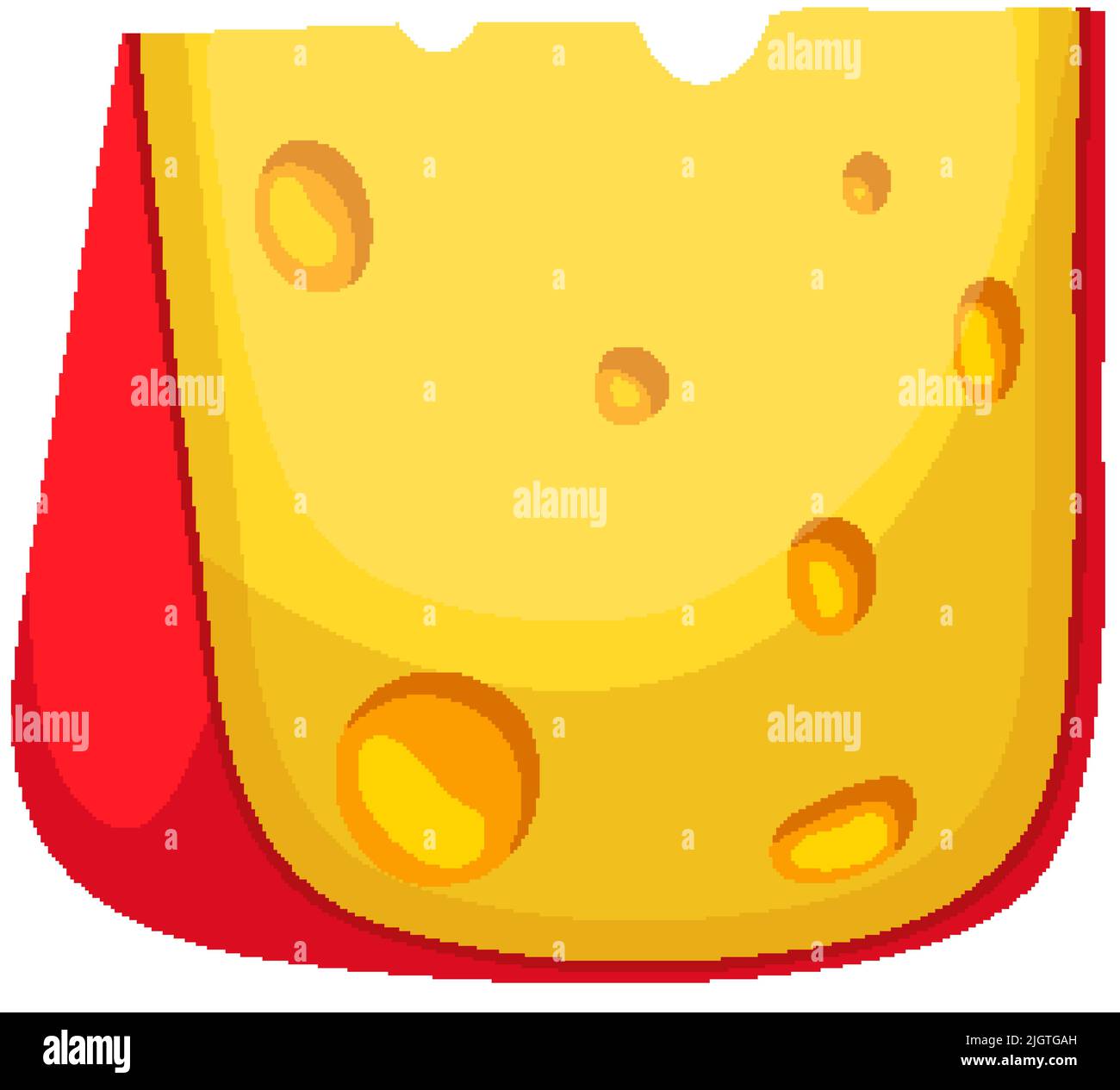 gouda cheese cartoon vector illustration Stock Vector Image & Art - Alamy