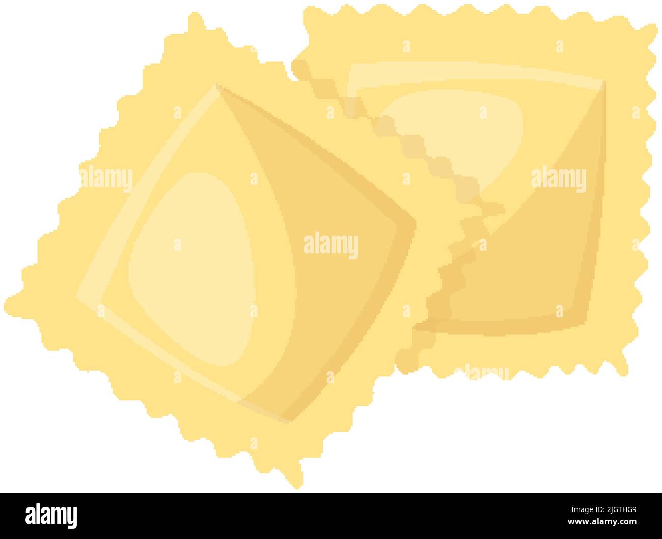ravioli cartoon vector illustration Stock Vector Image & Art - Alamy