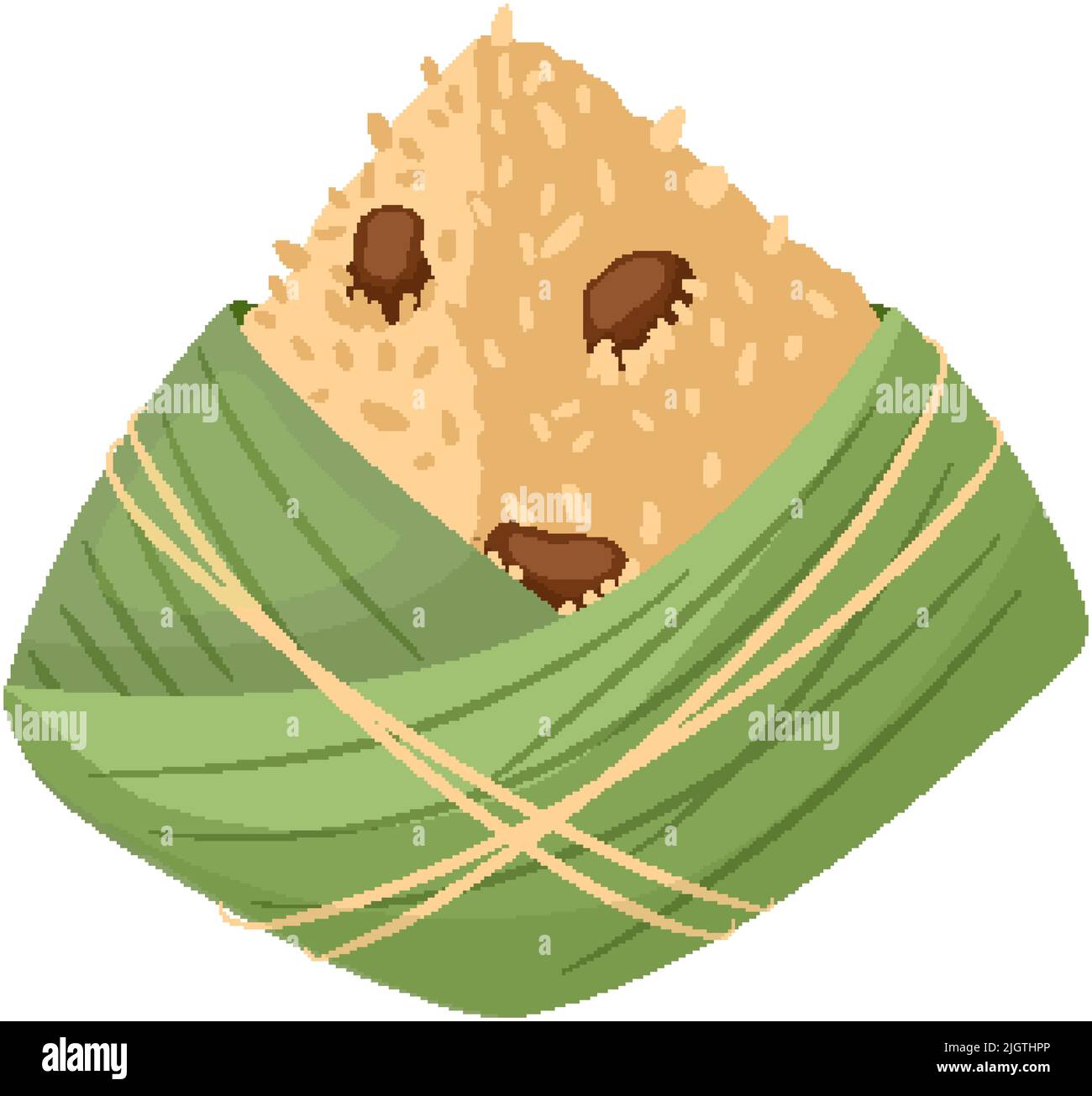 rice dumpling cartoon vector illustration Stock Vector Image & Art - Alamy