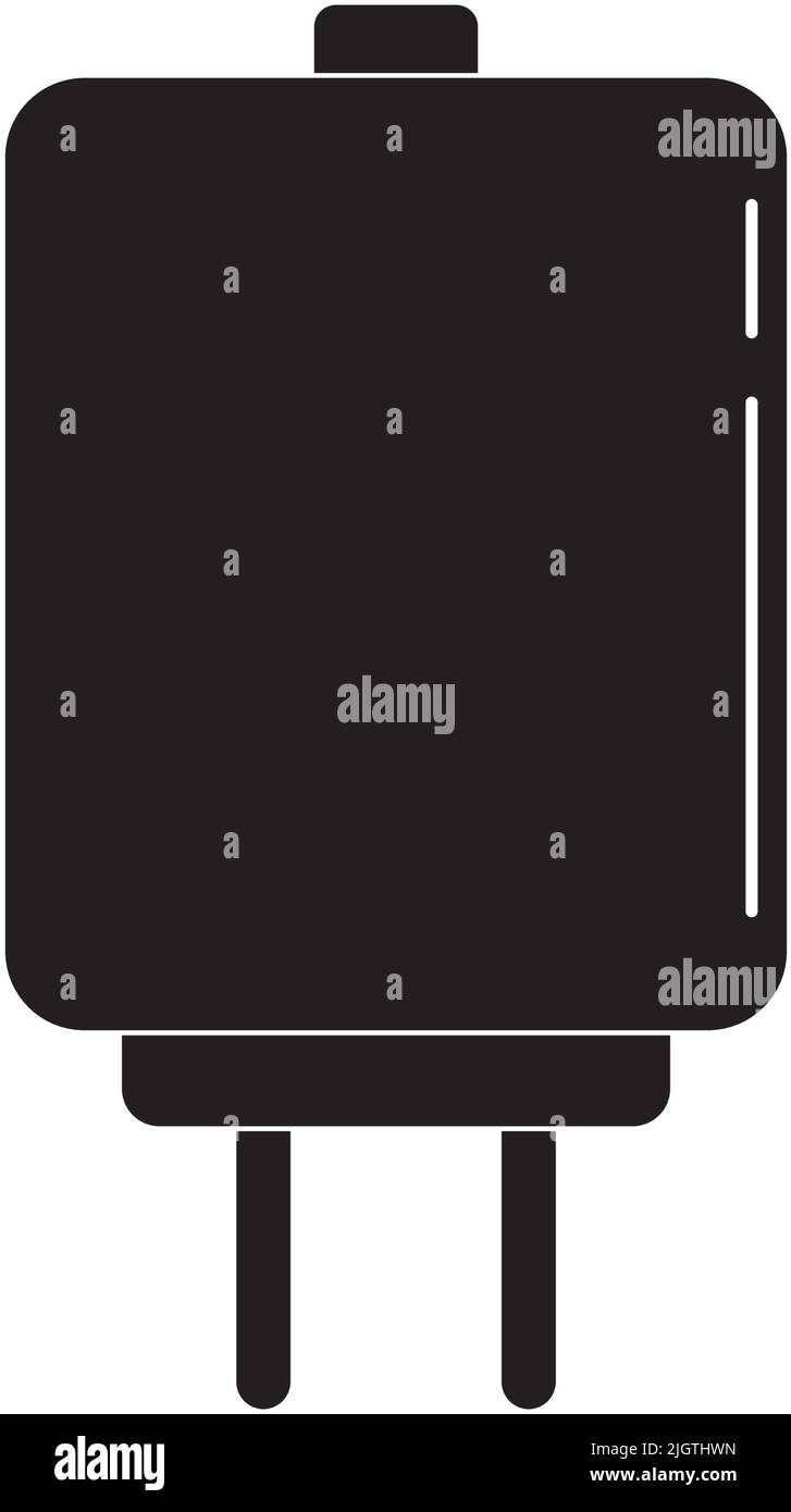charge phone icon logo vector design Stock Vector Image & Art - Alamy