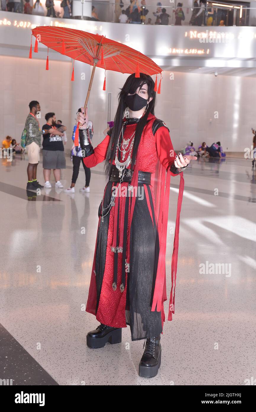 MIAMI BEACH, FL - JULY 09: A Cosplayer is seen during the Florida ...