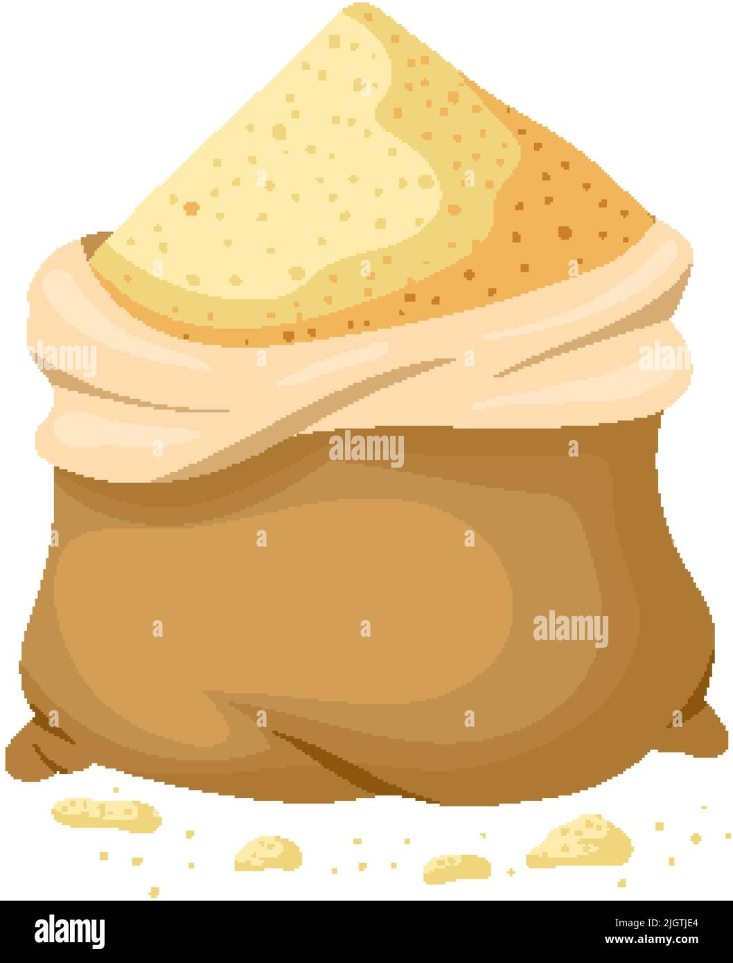 sugar bag cartoon vector illustration Stock Vector Image & Art - Alamy