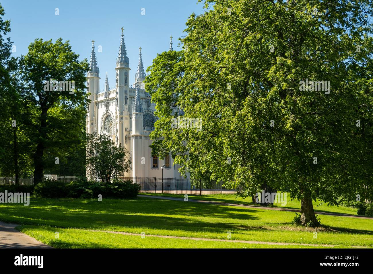 Gothic chapel in park hi-res stock photography and images - Alamy