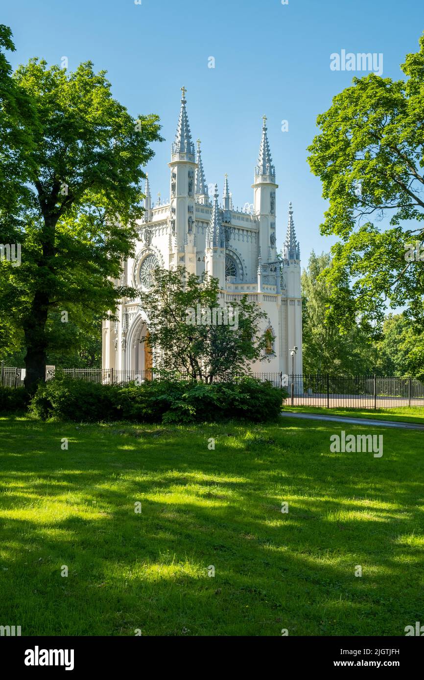 Gothic chapel in park hi-res stock photography and images - Alamy