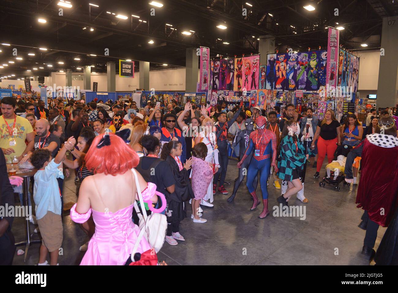 MIAMI BEACH, FL - JULY 09: A Cosplayer is seen during the Florida ...