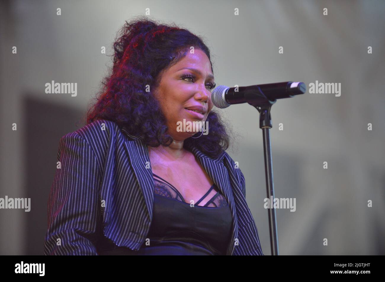 MIRAMAR, FL - JULY 10: Michel'le performs live on stage during The ...