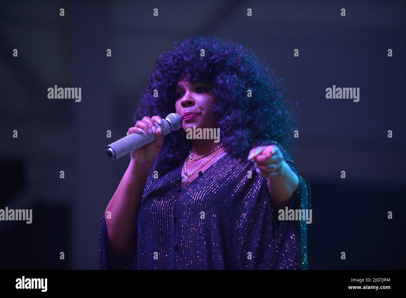 Miramar, USA. 10th July, 2022. MIRAMAR, FL - JULY 10: Syleena Johnson ...