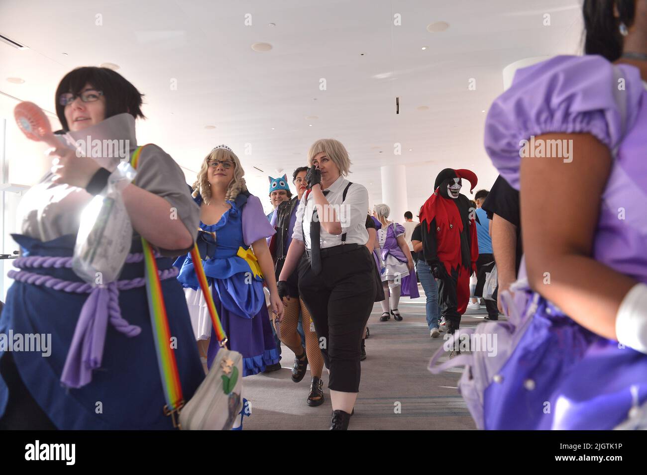 MIAMI BEACH, FL - JULY 09: A Cosplayer is seen during the Florida ...