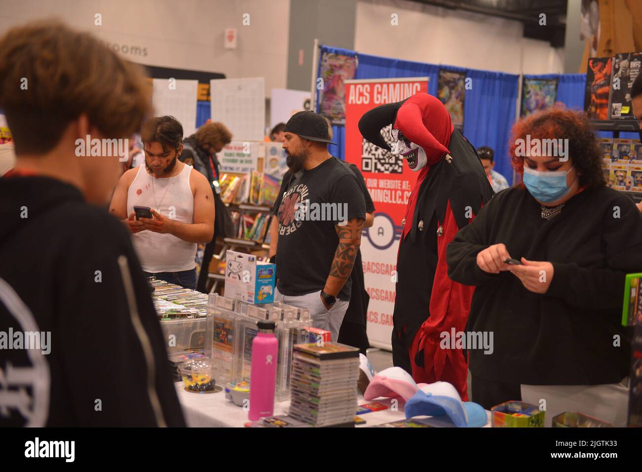 MIAMI BEACH, FL - JULY 09: A Cosplayer is seen during the Florida ...