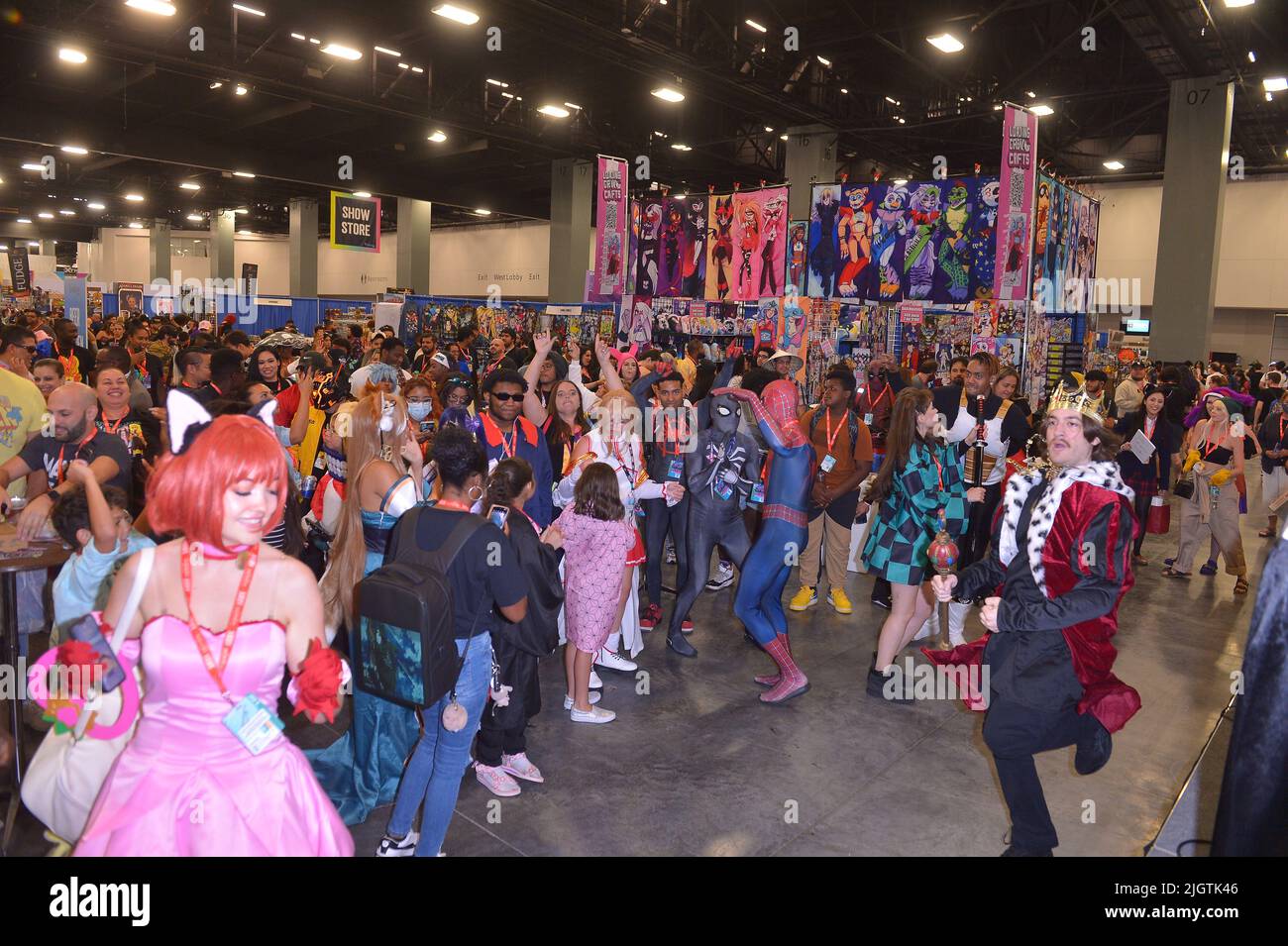 MIAMI BEACH, FL - JULY 09: A Cosplayer is seen during the Florida ...