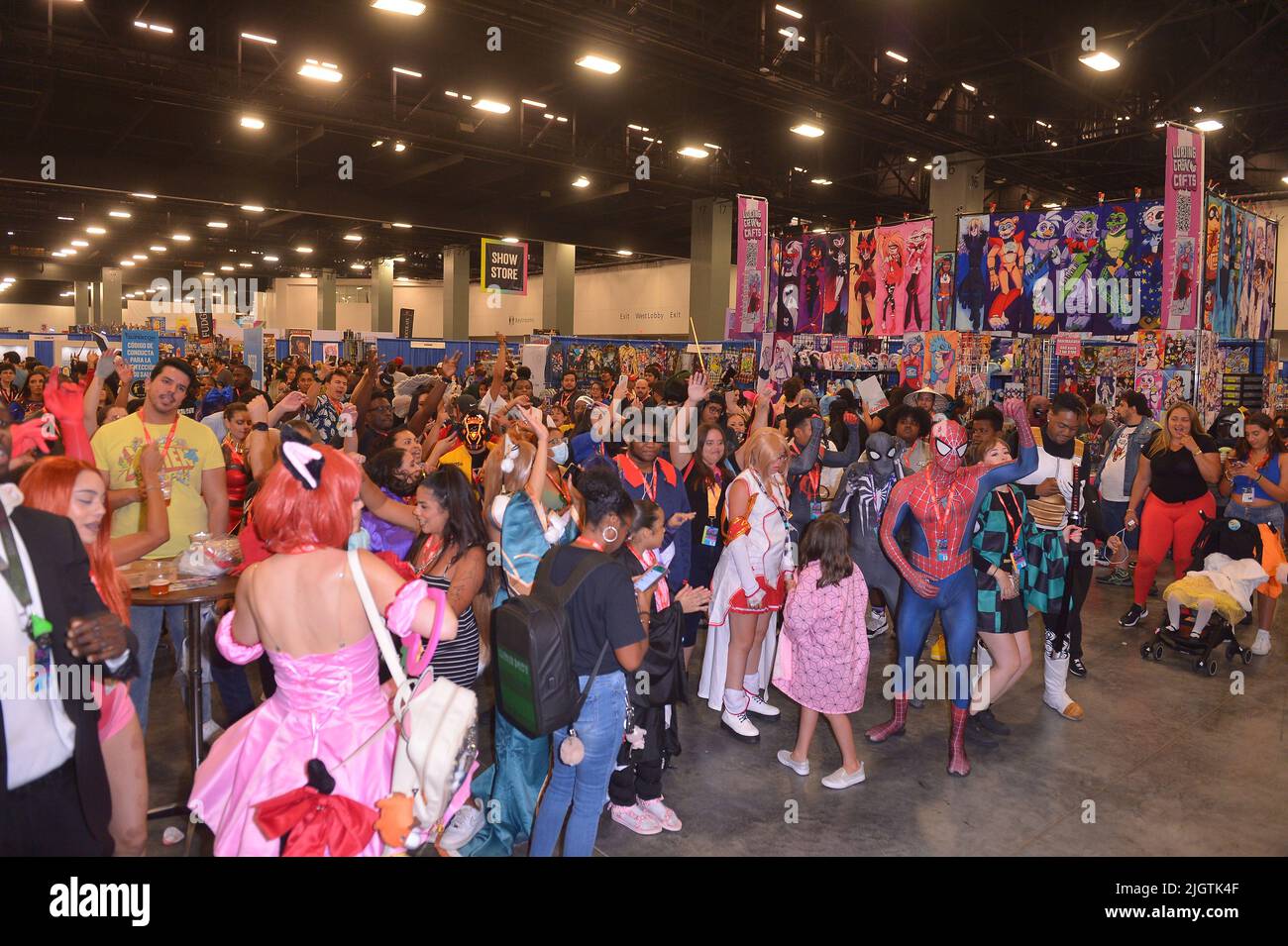 MIAMI BEACH, FL - JULY 09: A Cosplayer is seen during the Florida ...