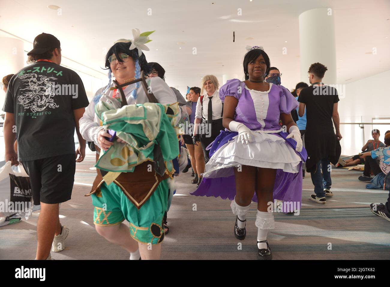MIAMI BEACH, FL - JULY 09: A Cosplayer is seen during the Florida ...