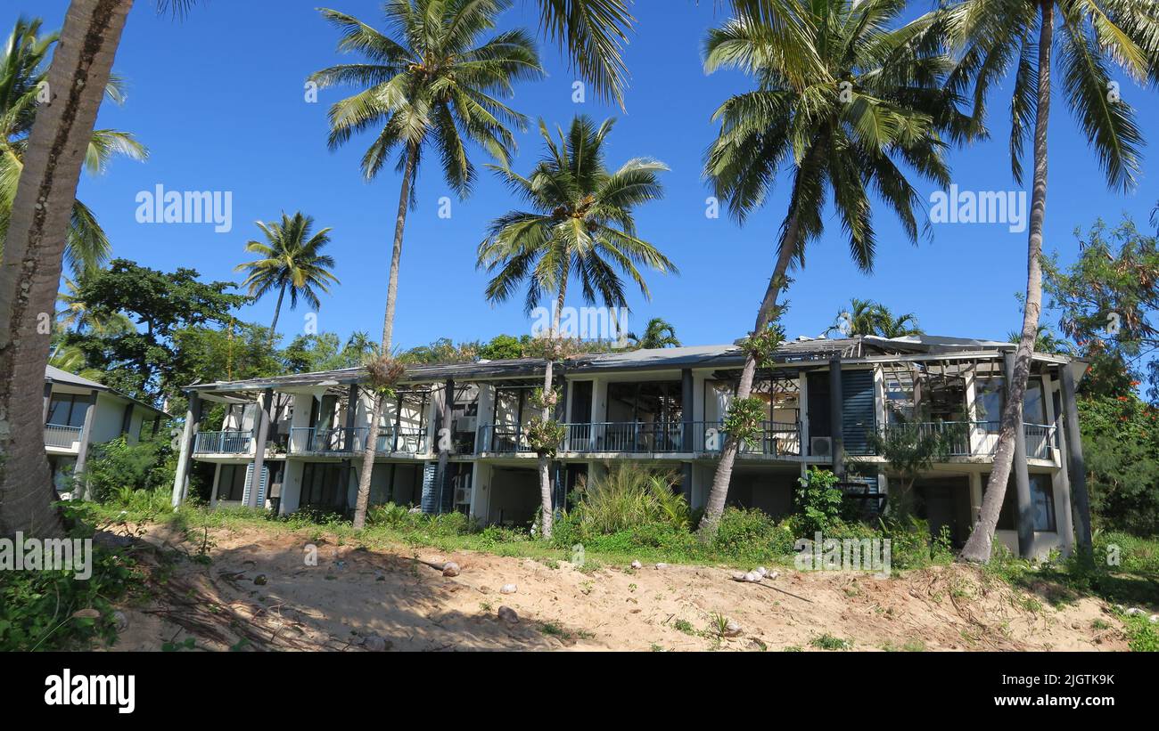 Dunk Island, Queensland, Australia . Once a popular tourist resort that ...