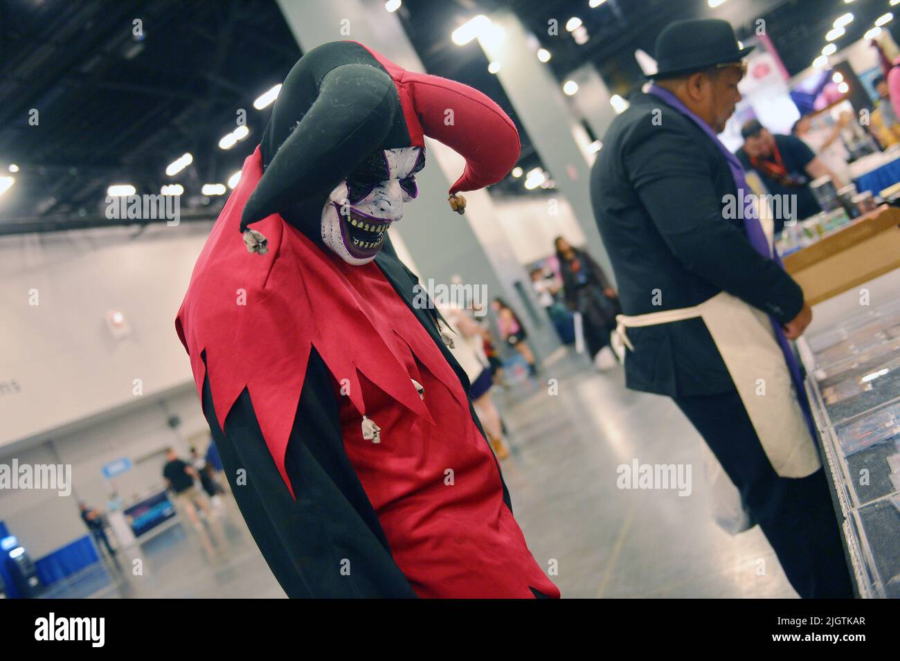 MIAMI BEACH, FL - JULY 09: A Cosplayer is seen during the Florida ...