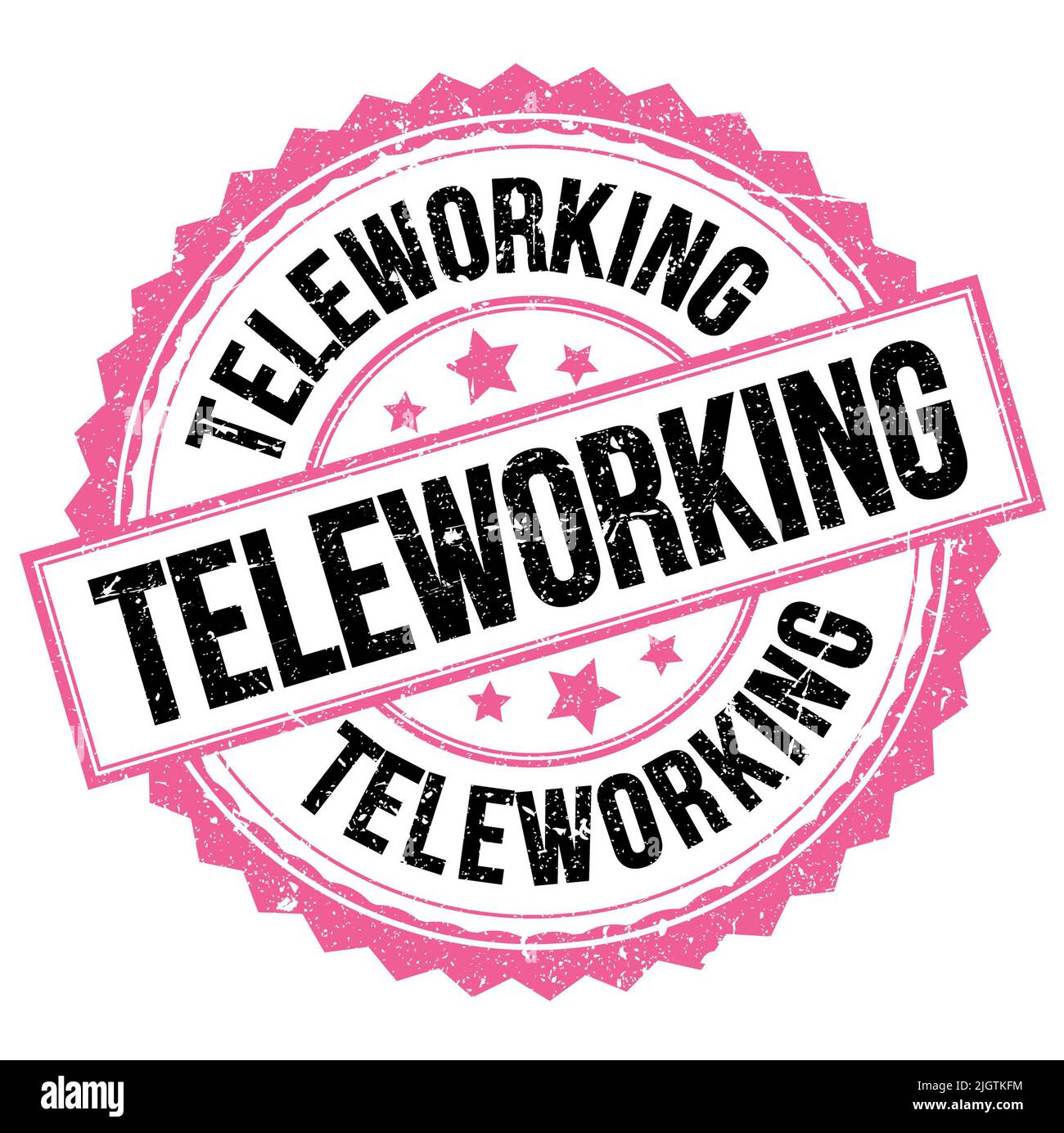 Teleworking stamp hi-res stock photography and images - Alamy
