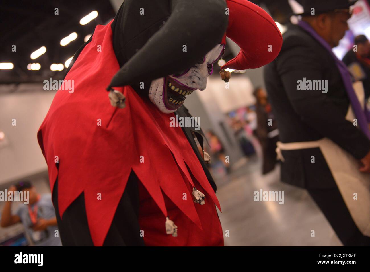 MIAMI BEACH, FL - JULY 09: A Cosplayer is seen during the Florida ...
