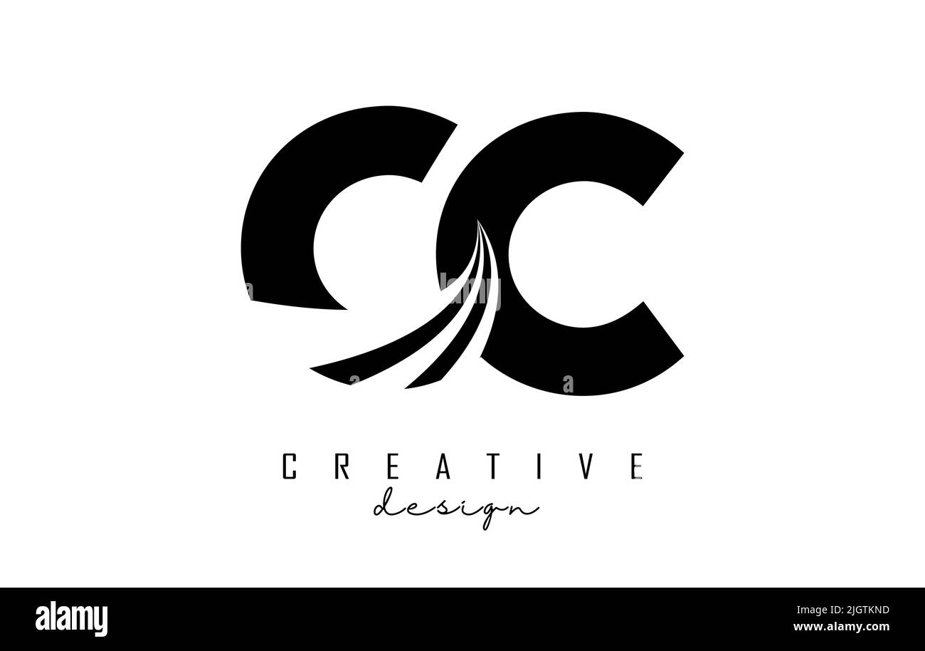 Letter cc logo Black and White Stock Photos & Images - Alamy