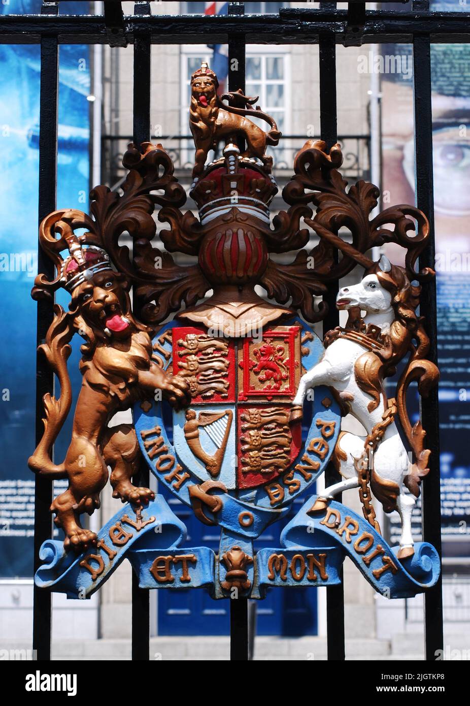 Architectural details on the historic British Embassy building in Tokyo ...