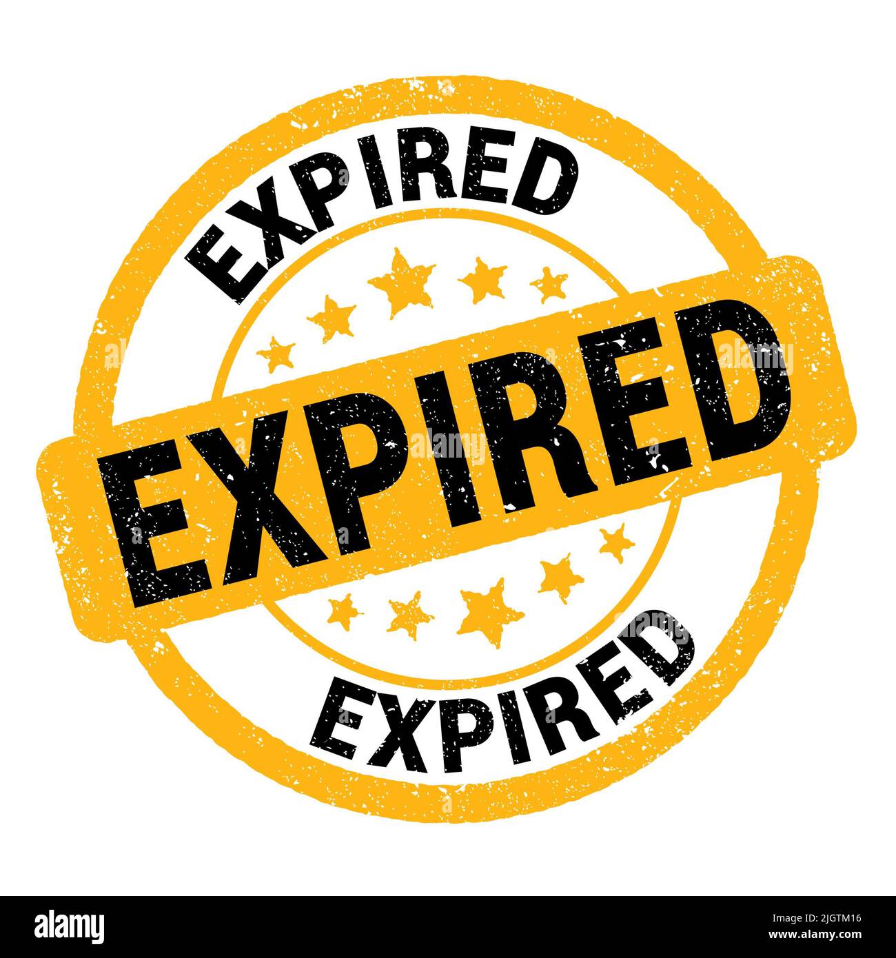 EXPIRED text written on yellow-black grungy stamp sign Stock Photo - Alamy