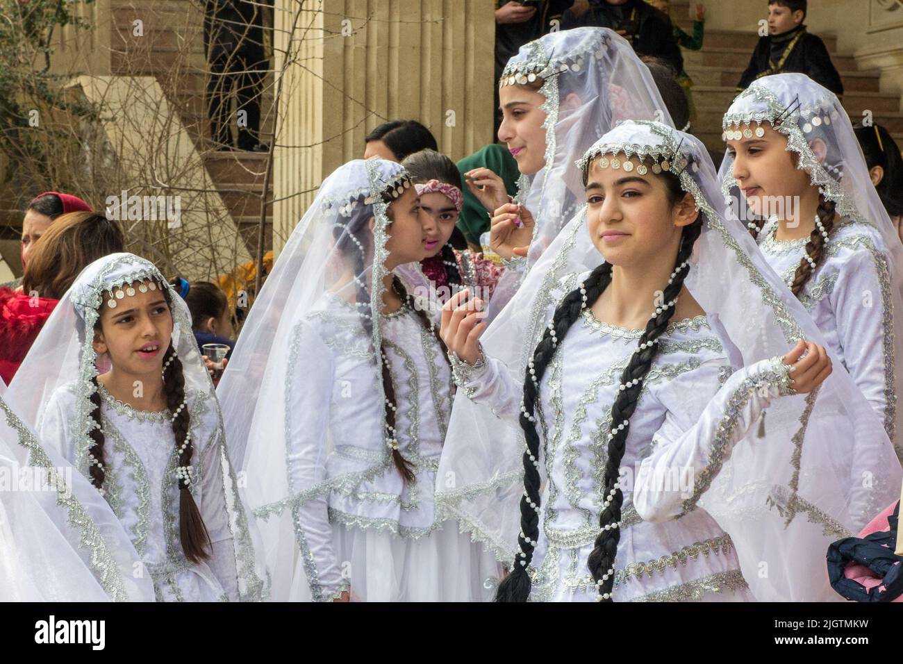 Girls celebrating Nowruz in Baku, Azerbaijan Stock Photo - Alamy