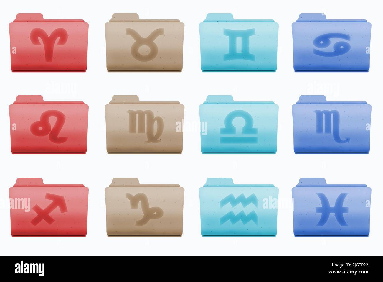 Minimal design, folder of computer 3d illustration Stock Photo - Alamy