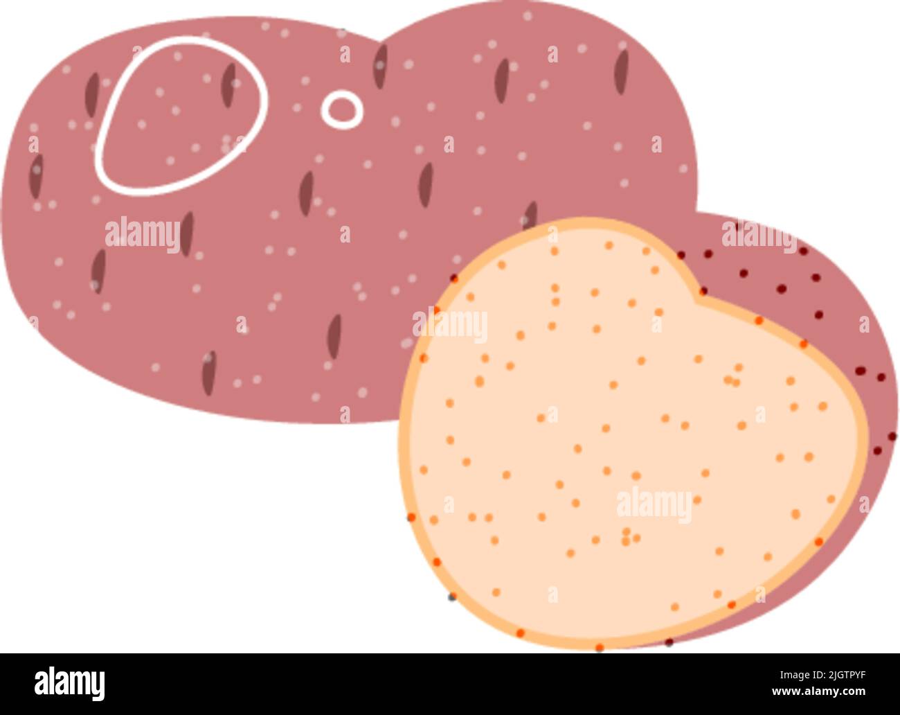 Potato crop harvesting Stock Vector Images - Alamy