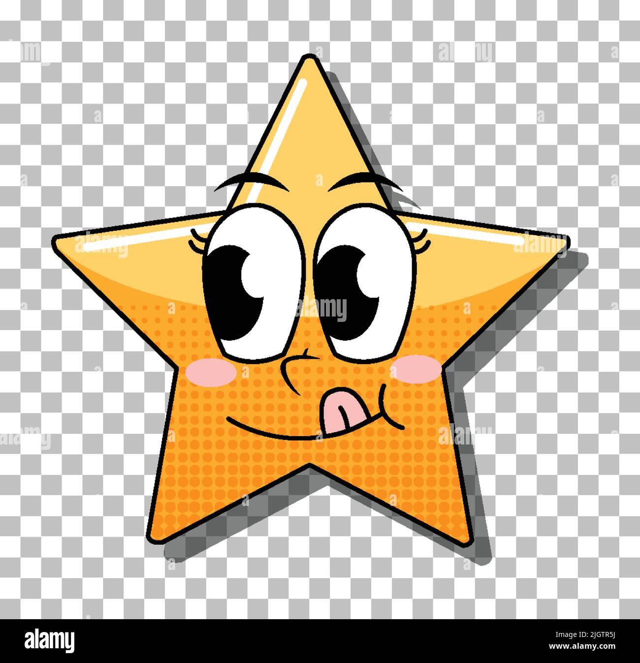 Star with face expression illustration Stock Vector Image & Art - Alamy