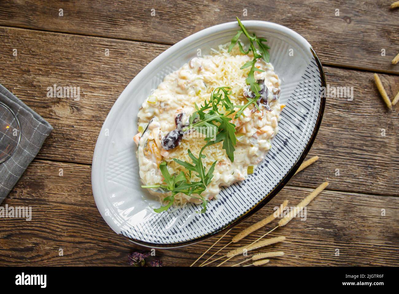Seafood risotto hi-res stock photography and images - Alamy