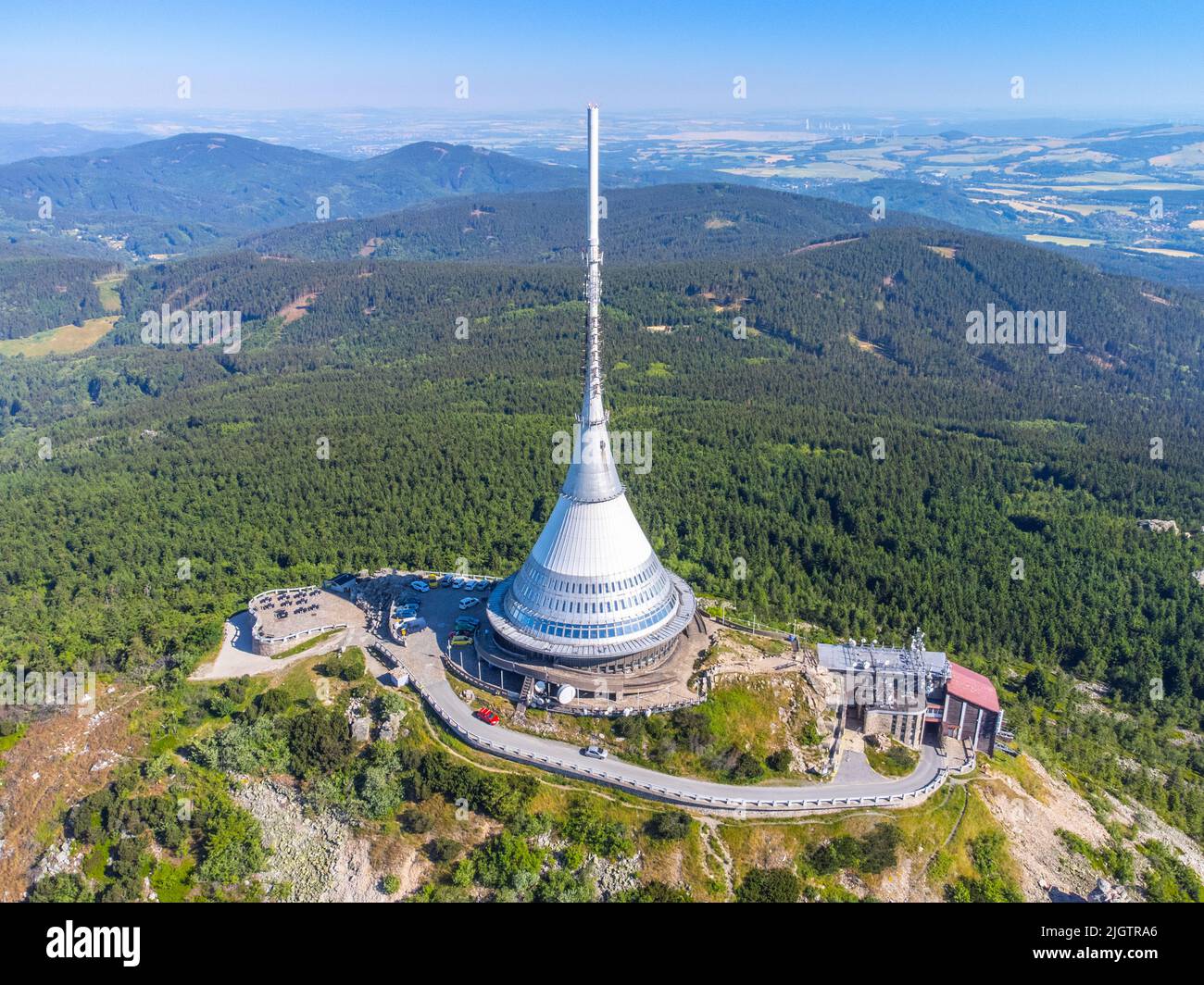 Jested mountain unique building hi-res stock photography and images - Alamy