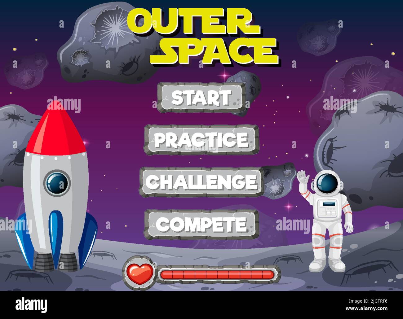 A space background template illustration Stock Vector Image & Art - Alamy