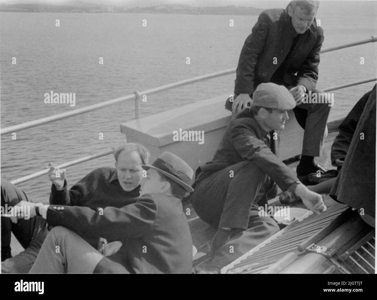 Written on the back: Getting on board 28/8 1967Crinklin, Gagaard Hansen ...