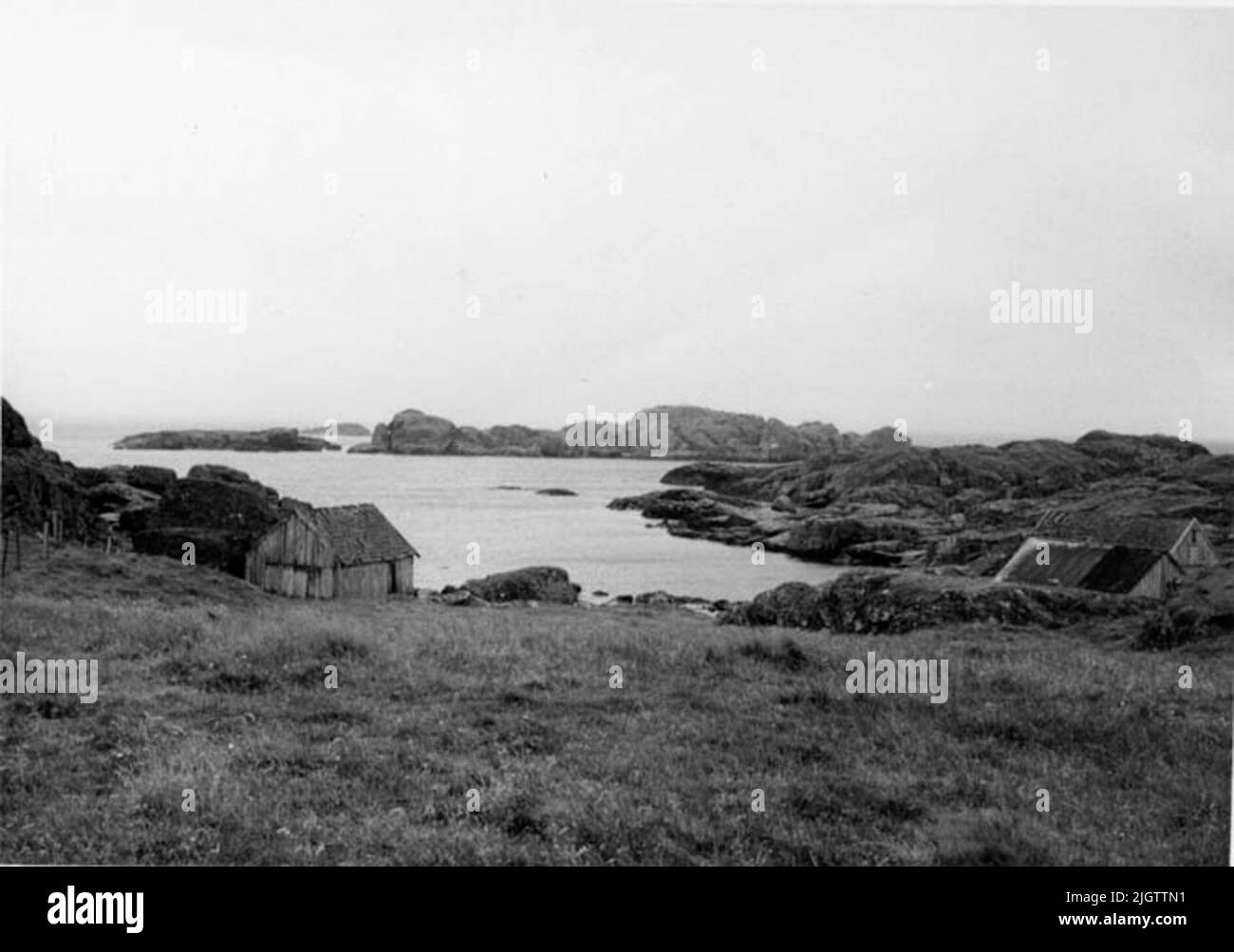 Written on the back: Ware at Utsira, Naust t.v. 20/8 1967 Photographer ...