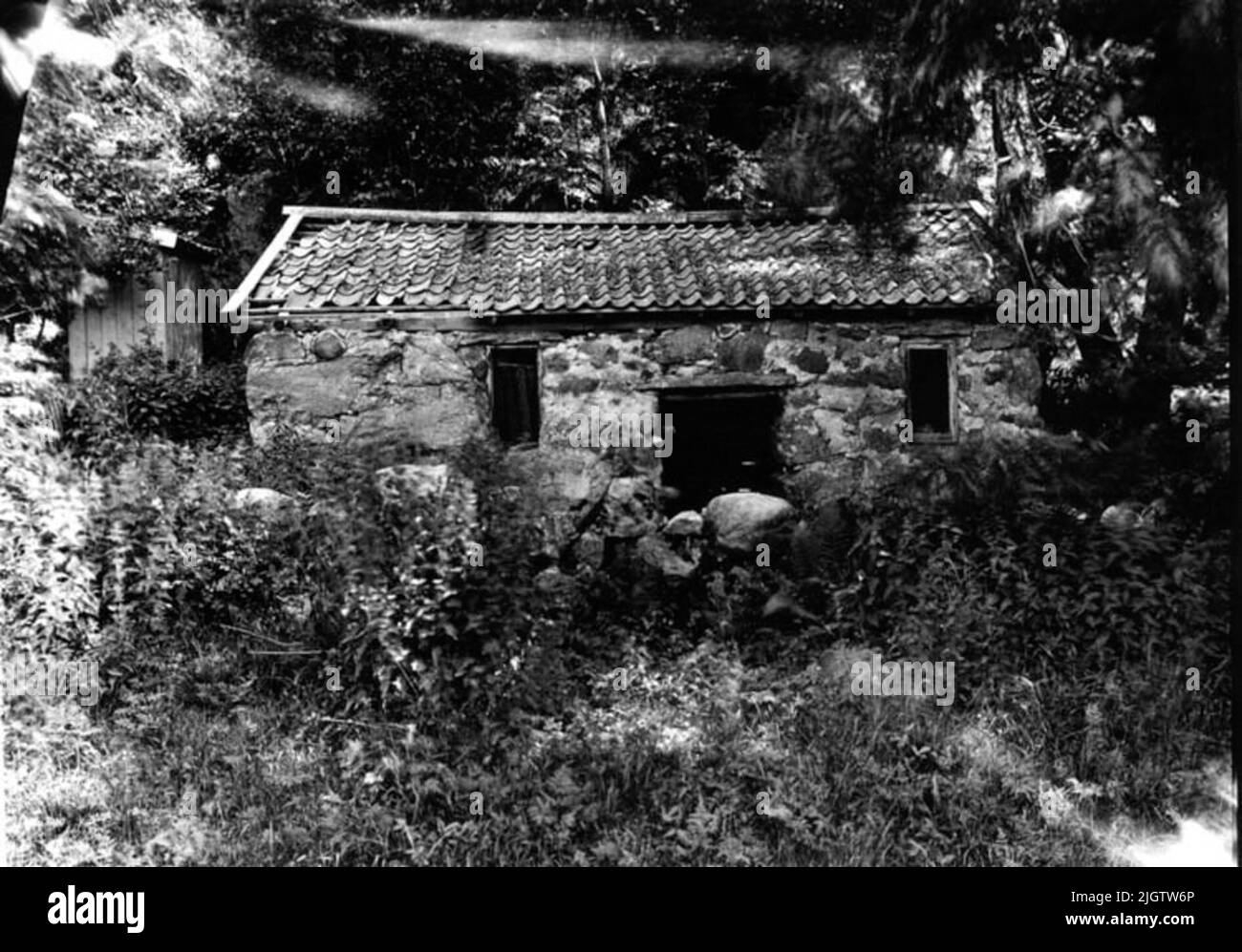 Written on the back: touch sn. Henån, Orust v. Abandoned forge Stock ...