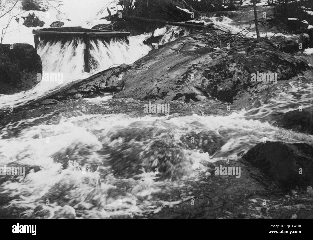 Eel chest at Svenseröds mill followed the spring flood in 1935. source ...