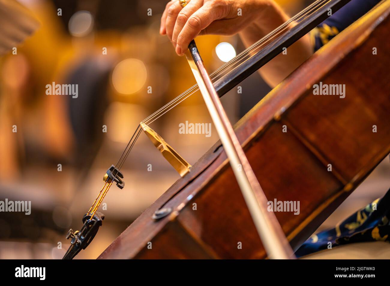 Philharmonic cellists hi-res stock photography and images - Alamy