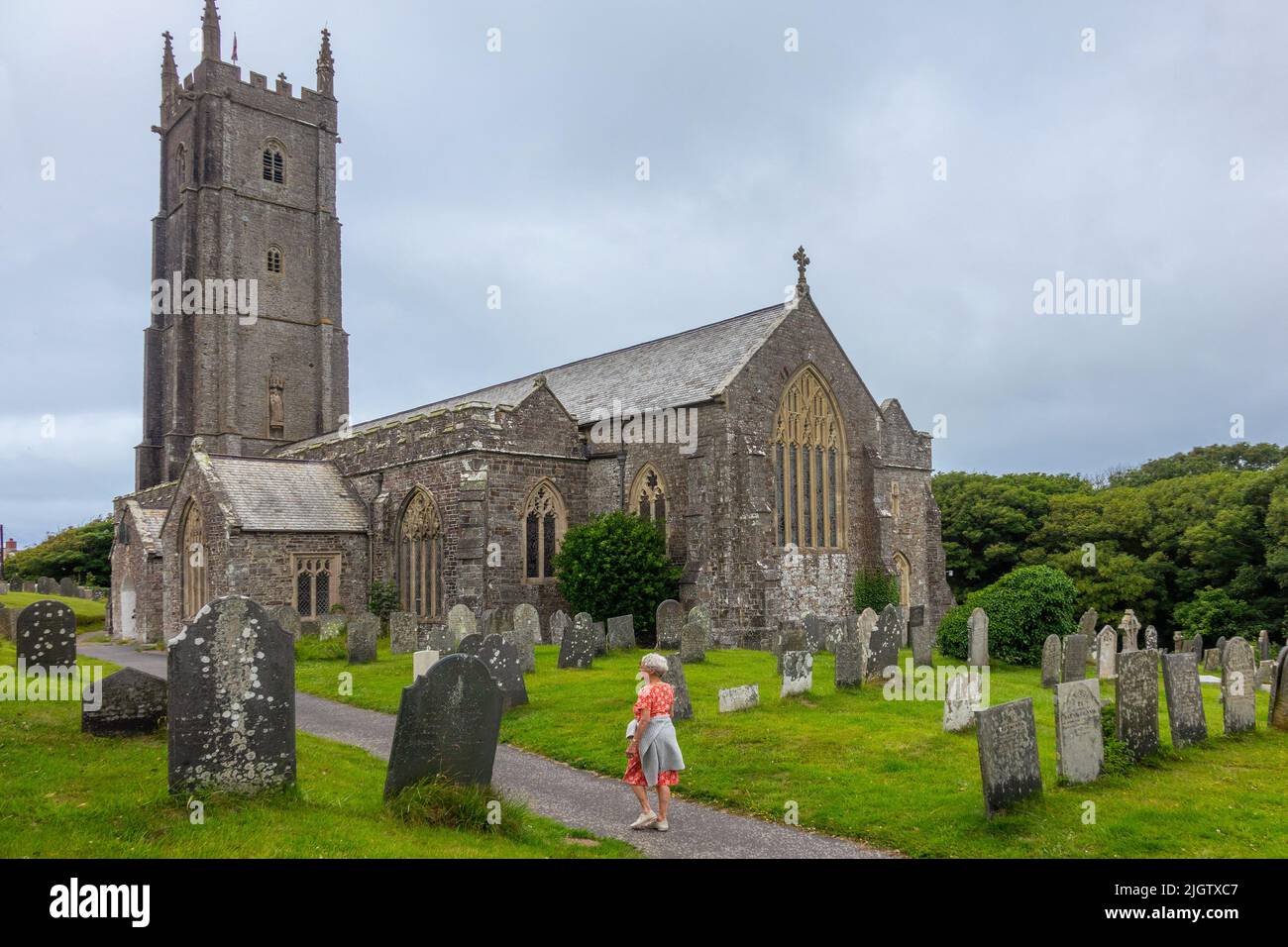 England, Devon, Hartland, St.Nectan church, 'Cathedral of North Devon ...