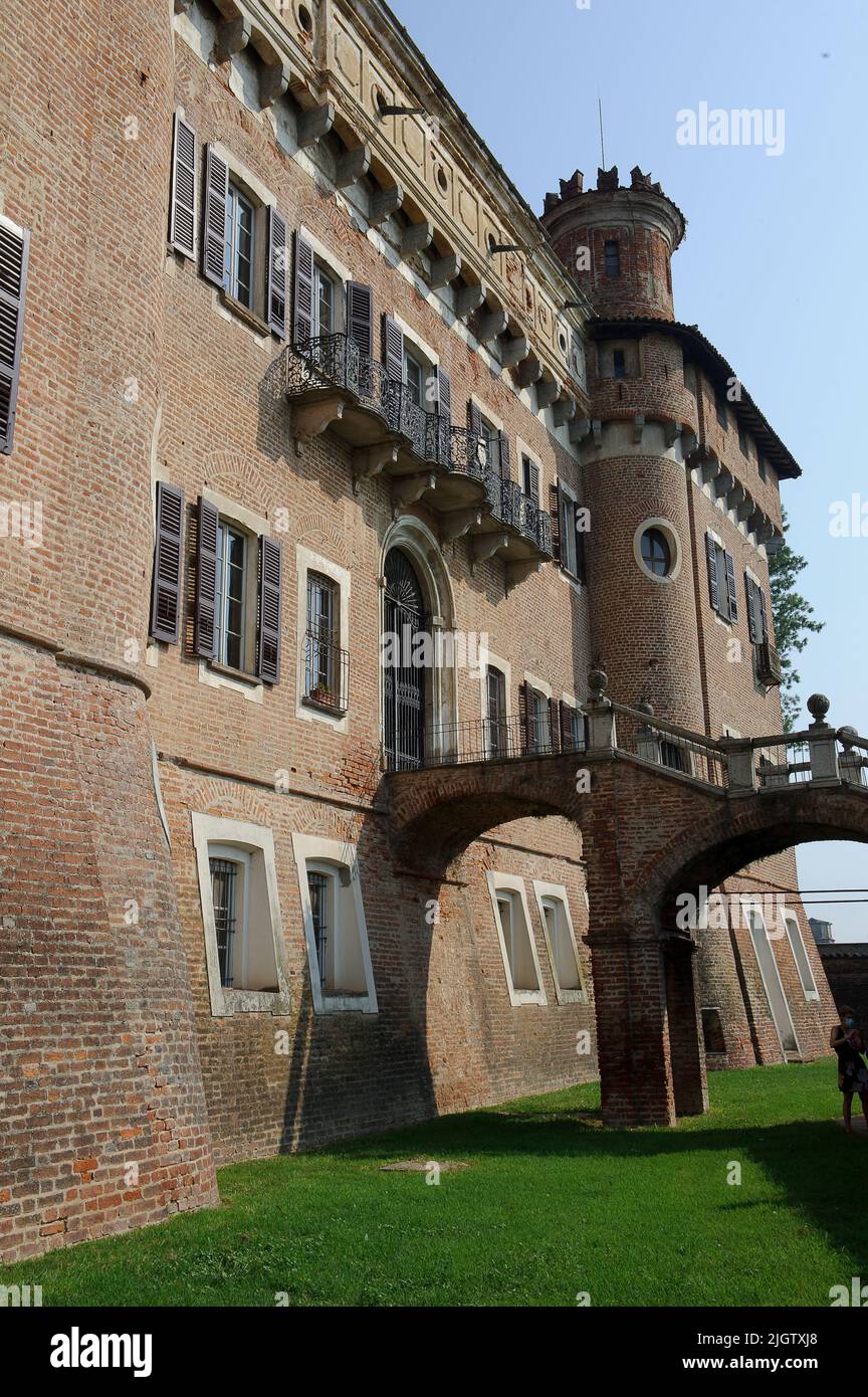 Europe, Italy, Pavia, Chignolo Po, Procaccini Castle ex Cusani Visconti ...