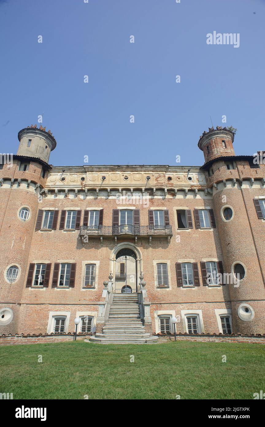Europe, Italy, Pavia, Chignolo Po, Procaccini Castle ex Cusani Visconti ...
